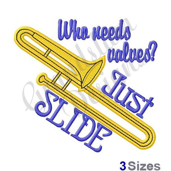 Trombone Patch - Etsy