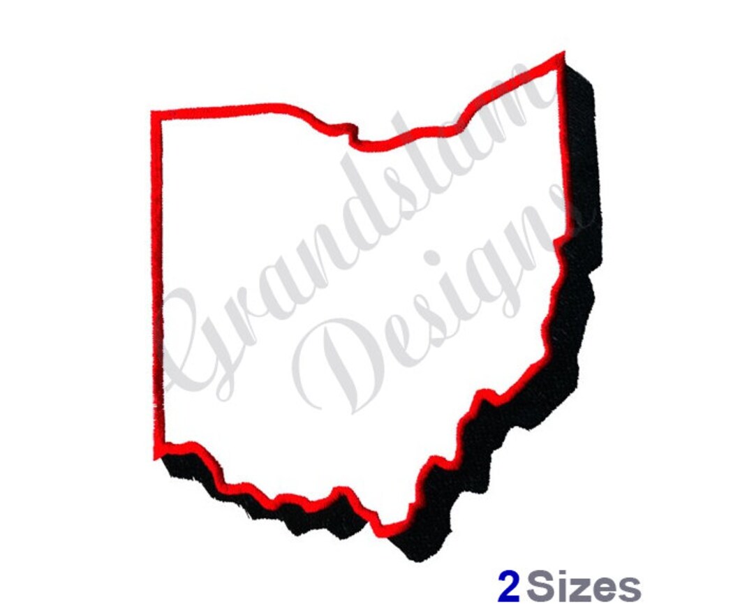 Ohio State - Machine Embroidery Design, Embroidery Designs, Machine ...
