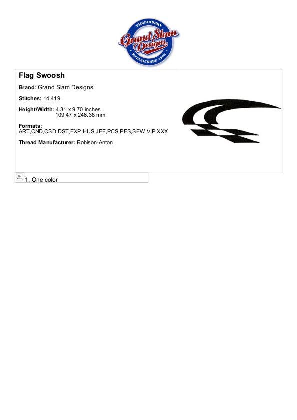 Racing Checkered Flag Swoosh Machine Embroidery Design - Etsy