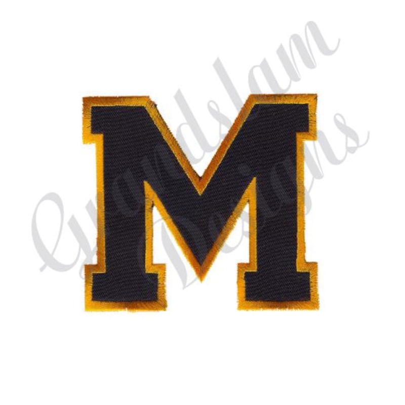 University Letter Patches - Etsy