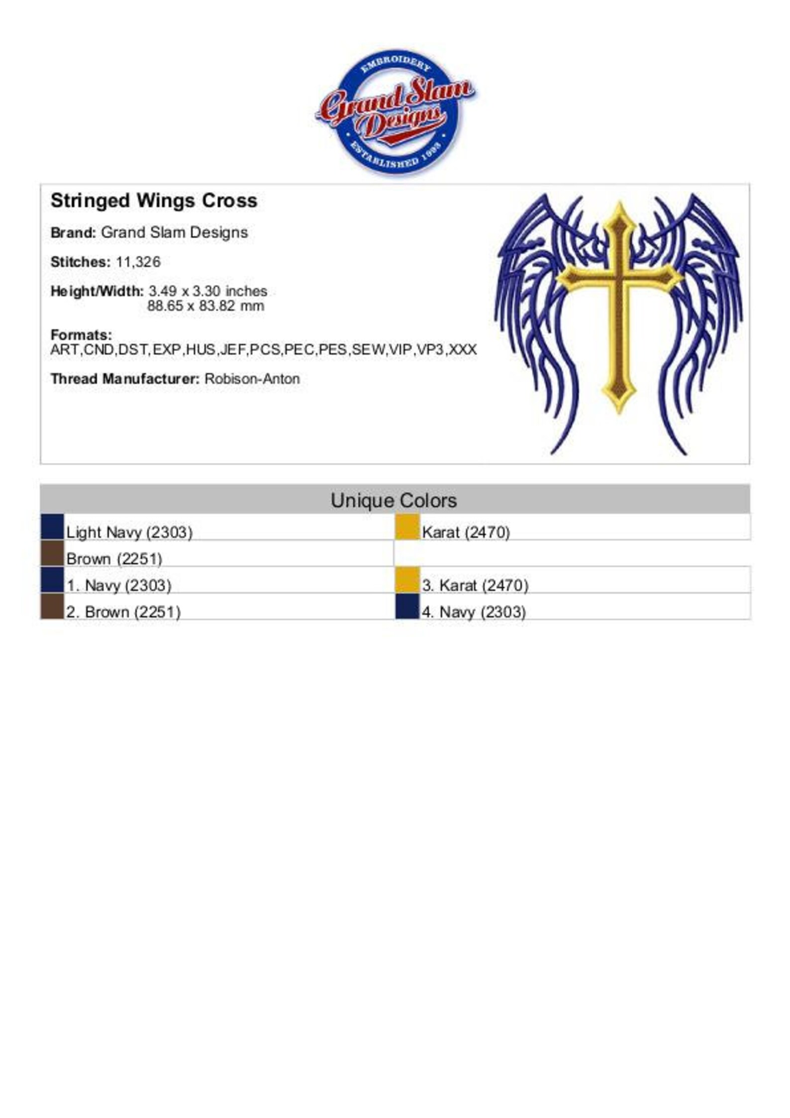 Angel Wings Cross Machine Embroidery Design | Etsy