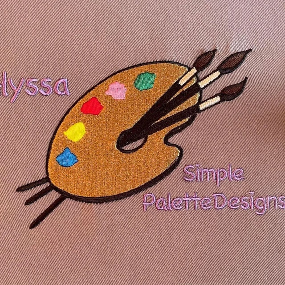 Paint Palette - Machine Embroidery Design - Etsy