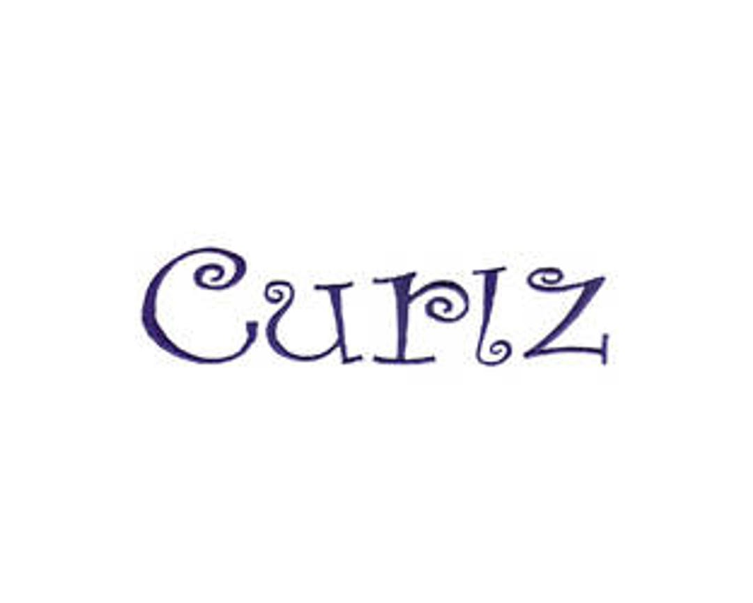 Curlz Embroidery Font Set- Sweetheart Machine Embroidery Alphabet Font ...