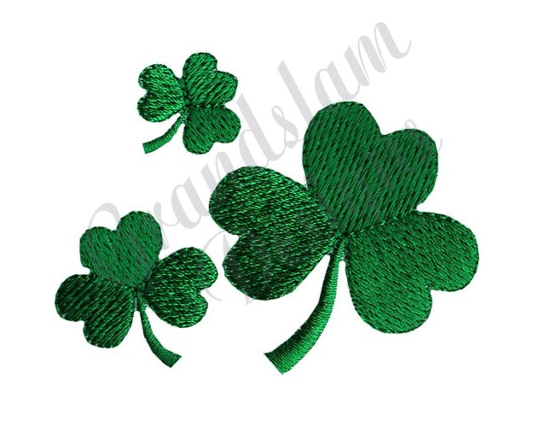 Clovers - Machine Embroidery Design - Etsy
