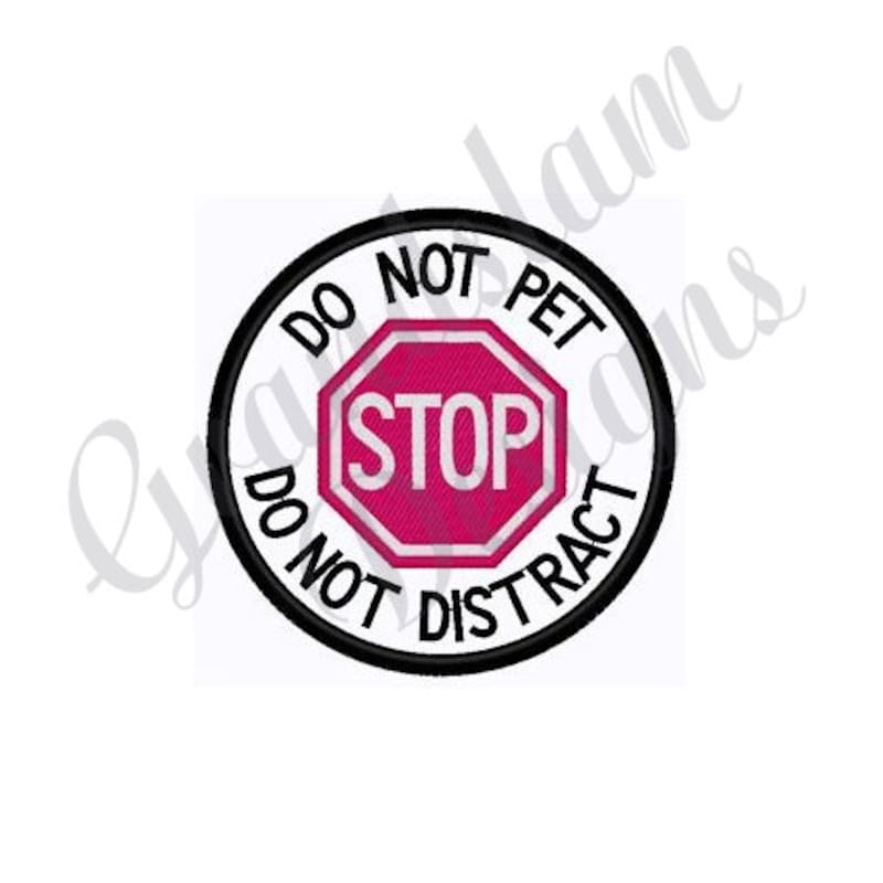 Do Not Pet Patch - Etsy