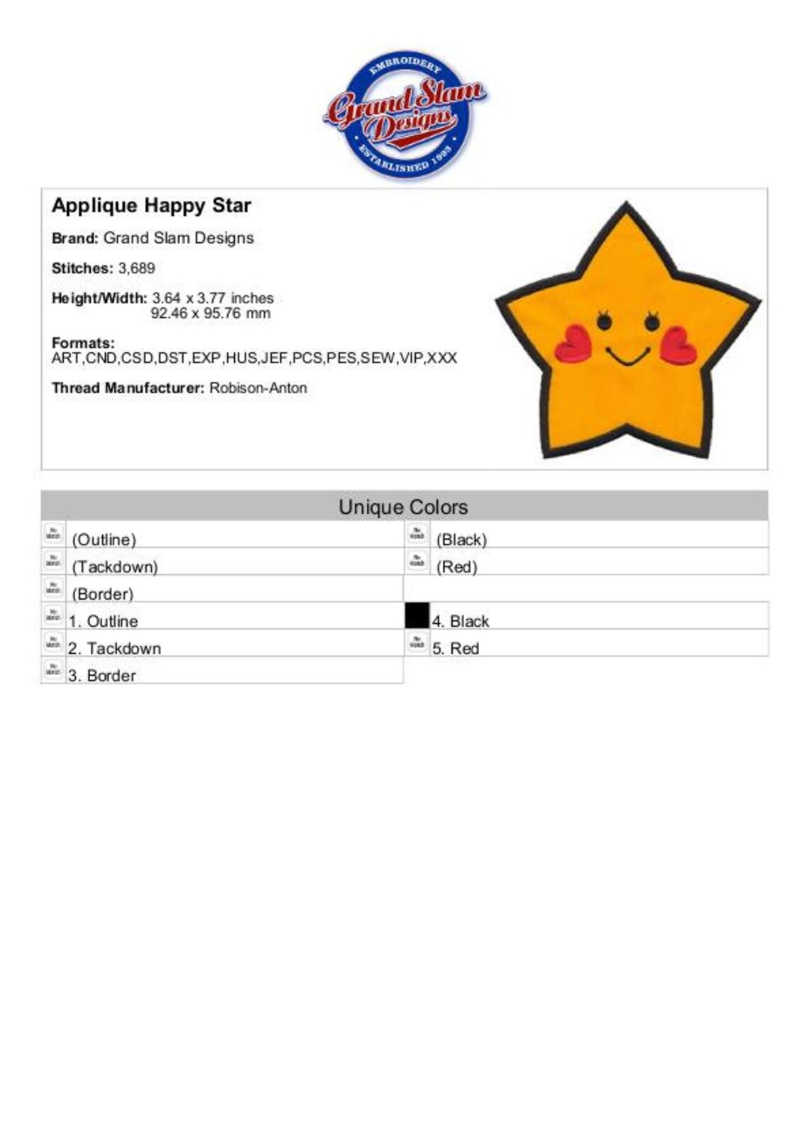 Applique Happy Star Machine Embroidery Design Embroidery - Etsy