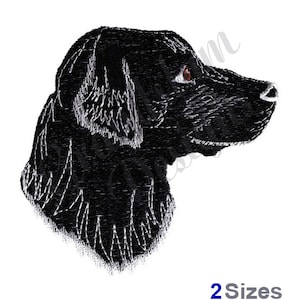 Black Lab Head - Machine Embroidery Design - Etsy