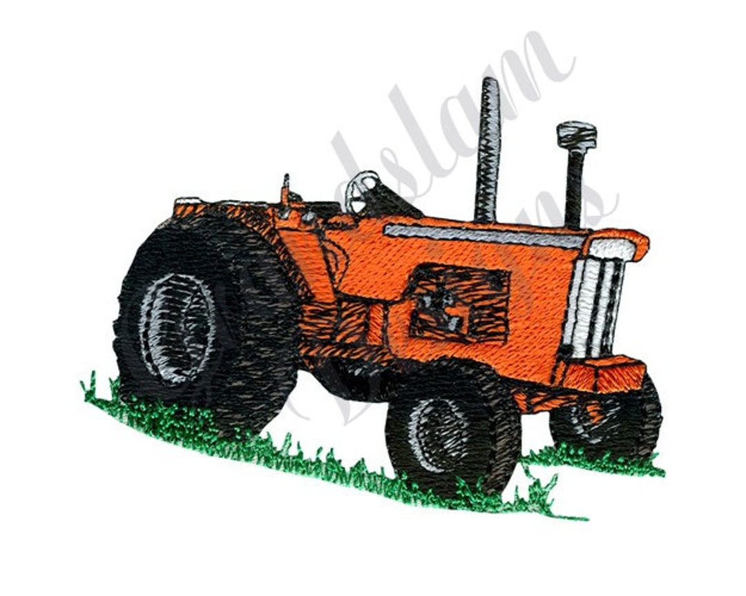 Classic Farm Tractor - Machine Embroidery Design - Etsy