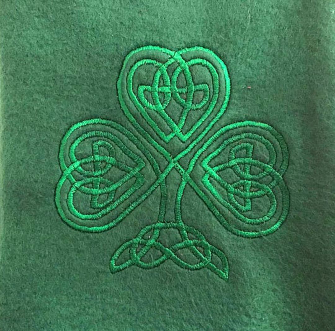 Celtic Knot Shamrock - Machine Embroidery Design, Embroidery Designs ...