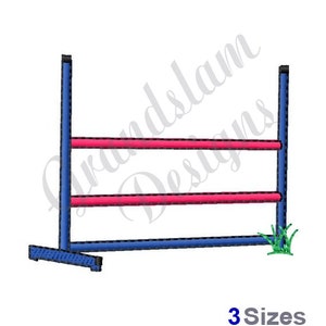 Agility Hurdle -machine Embroidery Design, Embroidery Designs, Machine ...