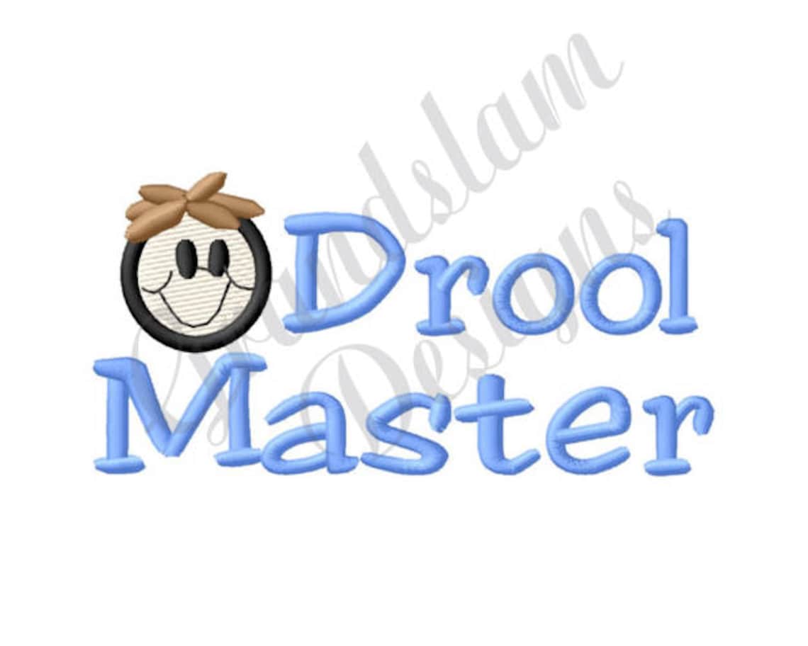 Baby Drool Master Machine Embroidery Design, Embroidery Designs ...