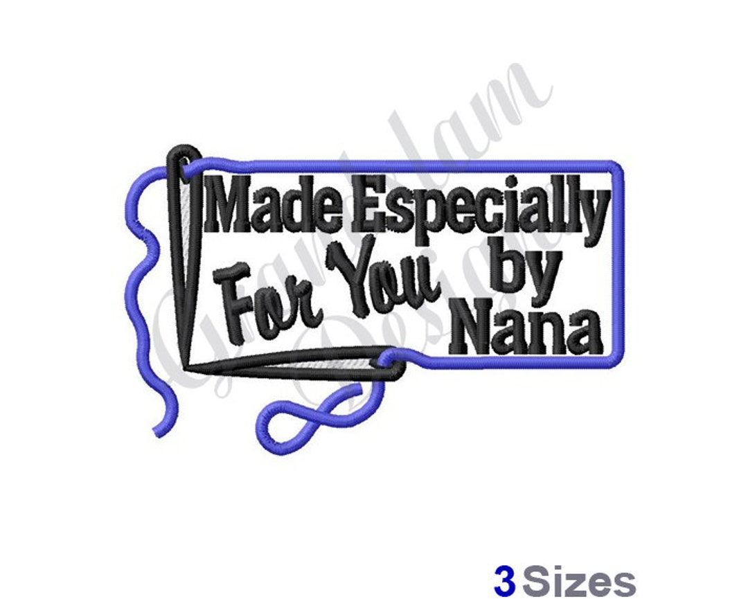 Made by Nana Label - Machine Embroidery Design, Embroidery Designs ...