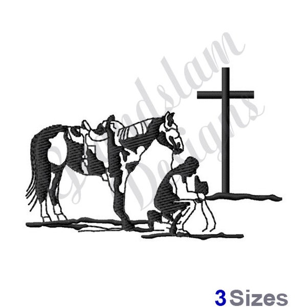 Praying Cowboy - Etsy