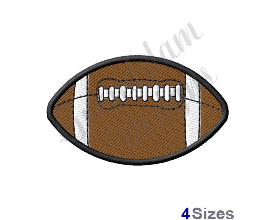 Football - Machine Embroidery Design - Etsy