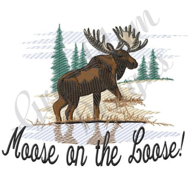 Moose Applique - Etsy