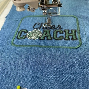 Cheer Coach - Machine Embroidery Design, Embroidery Designs, Machine ...