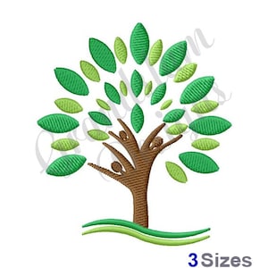 Family Tree Machine Embroidery Design - Etsy