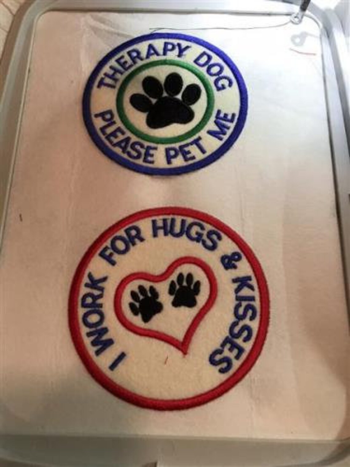 Therapy Dog Patch Embroidery Design (digital Download) - Etsy