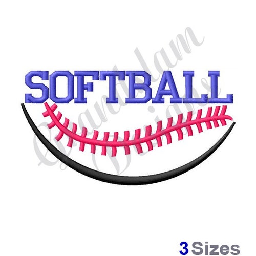 Split Softball for Name Machine Embroidery File ONLY Softball - Etsy