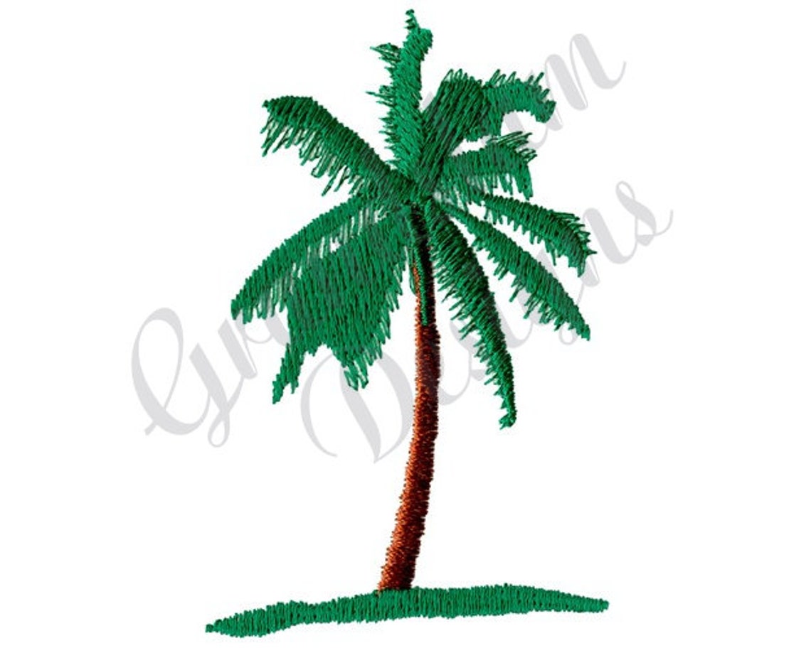 Palm Tree Machine Embroidery Design Embroidery Designs - Etsy