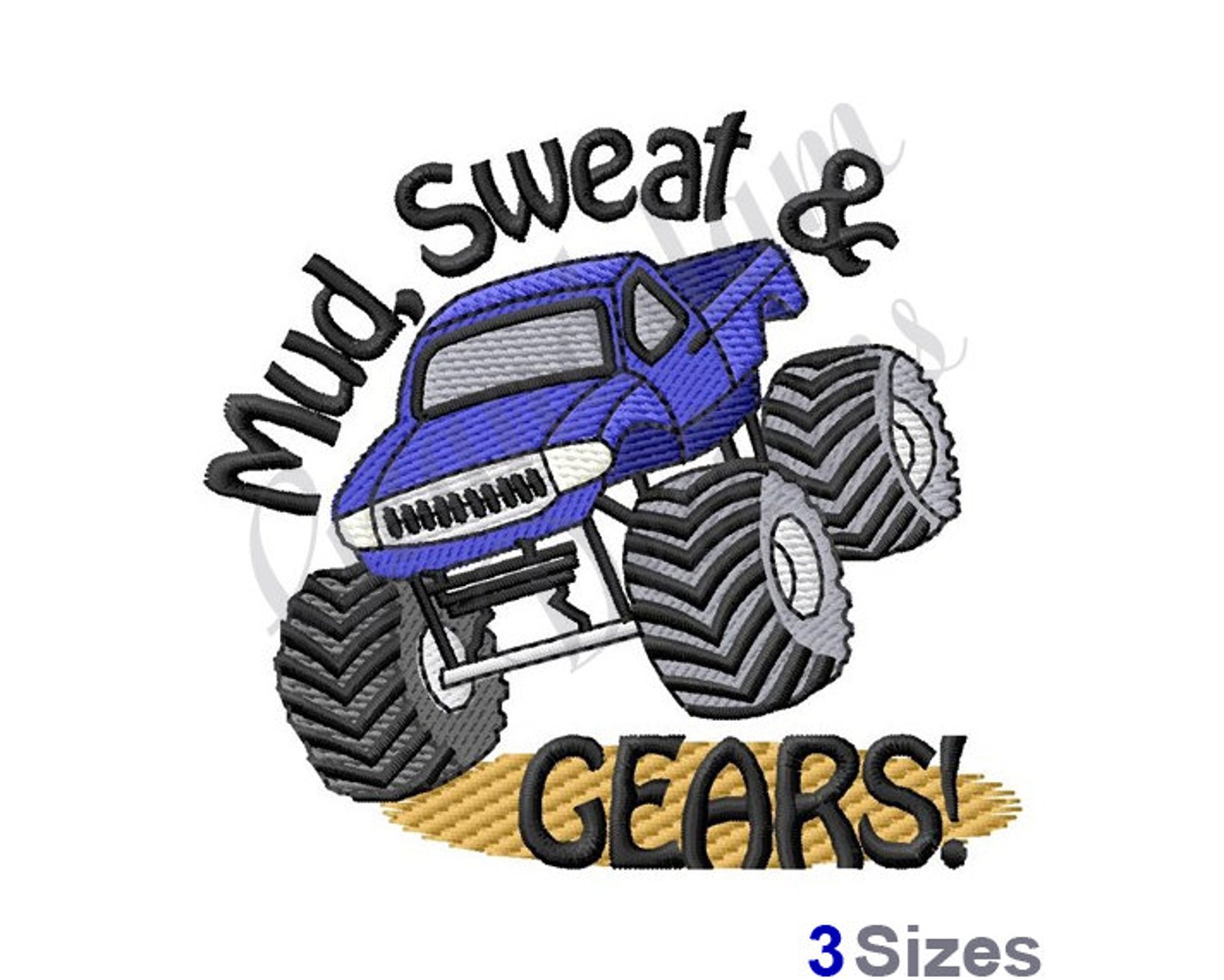 Monster Truck Machine Embroidery Design Embroidery Designs - Etsy