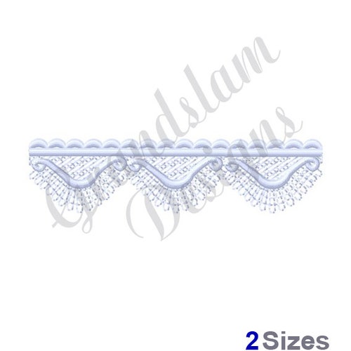 FSL Fan Edging Border Machine Embroidery Design - Etsy