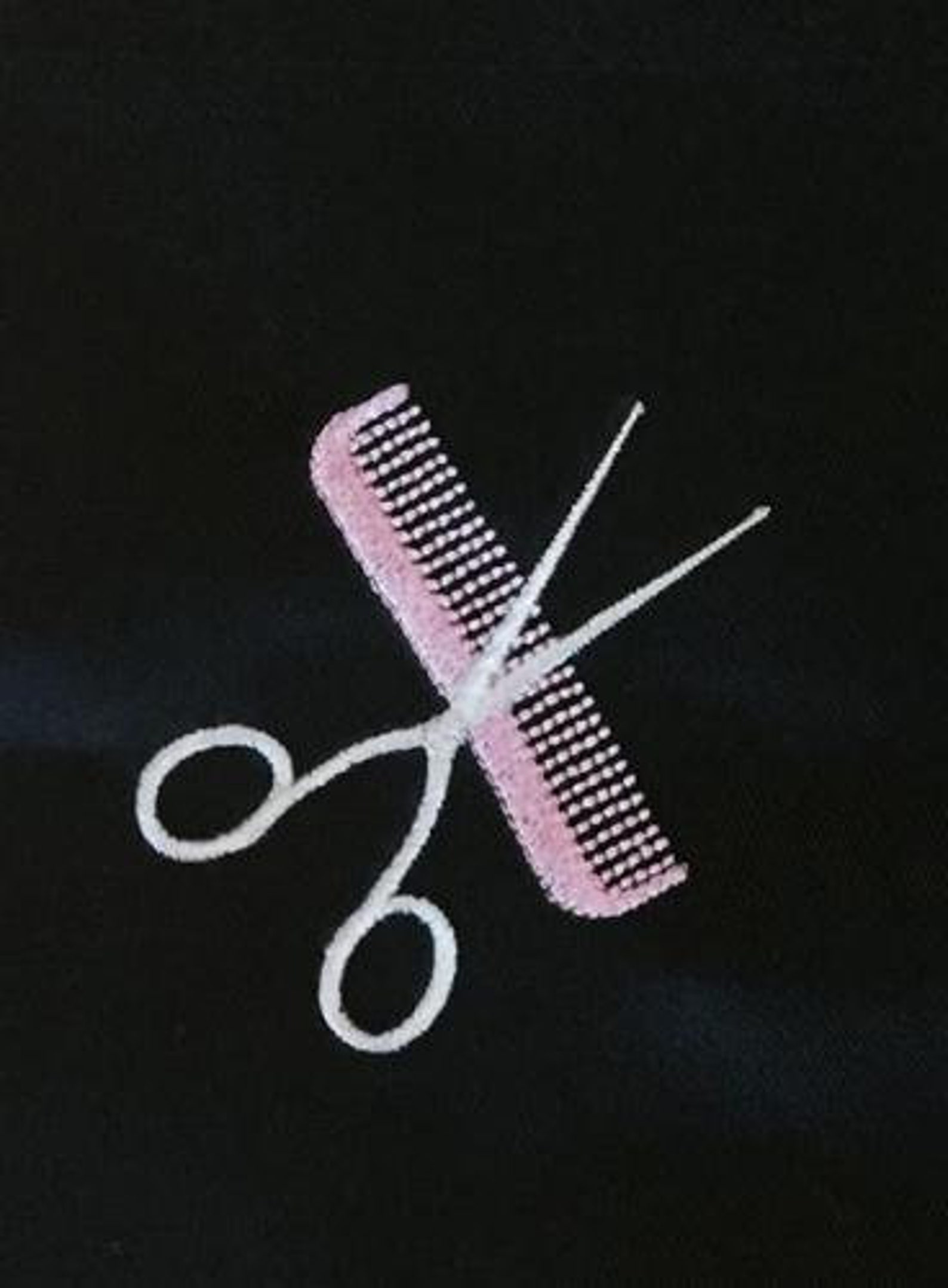 Scissors & Comb Machine Embroidery Design - Etsy