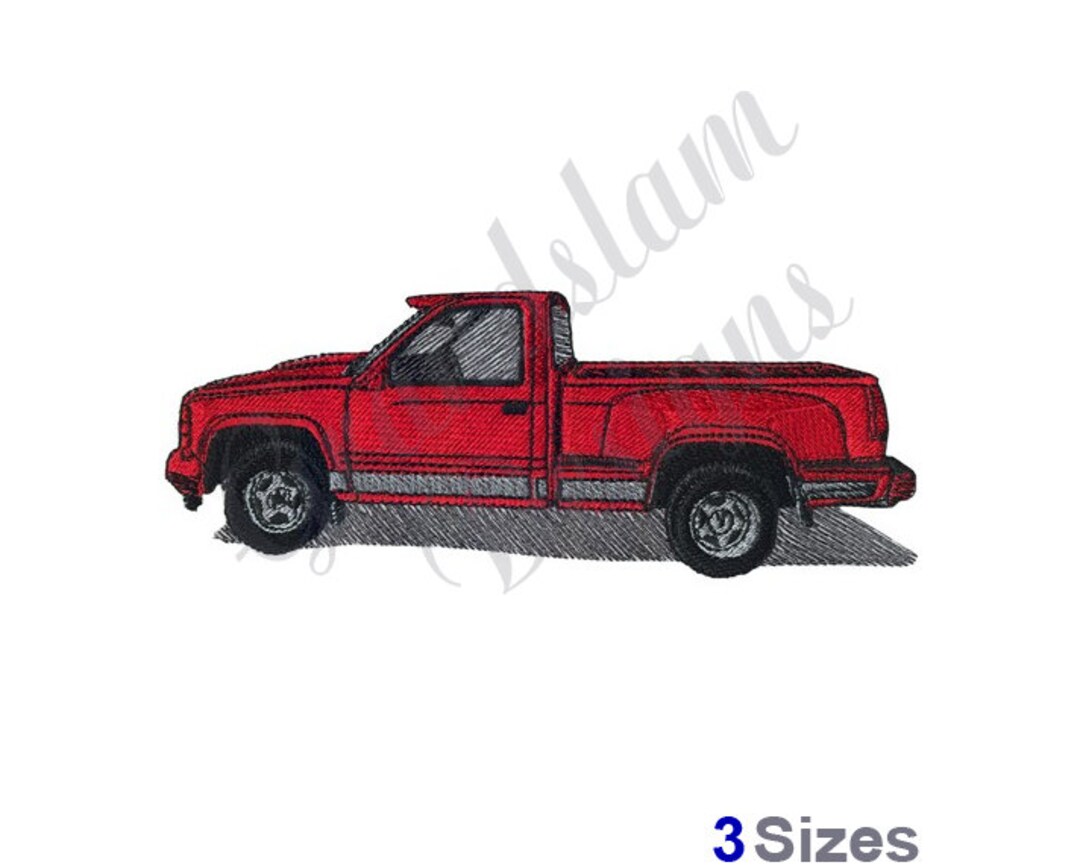 Pickup Truck - Machine Embroidery Design, Embroidery Designs, Machine ...