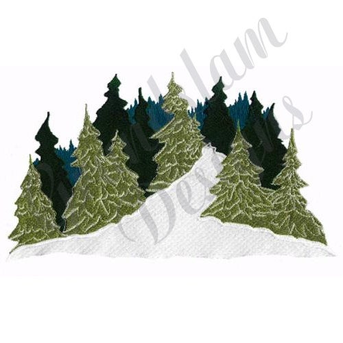 Whitetail Deer Scene Machine Embroidery Design - Etsy