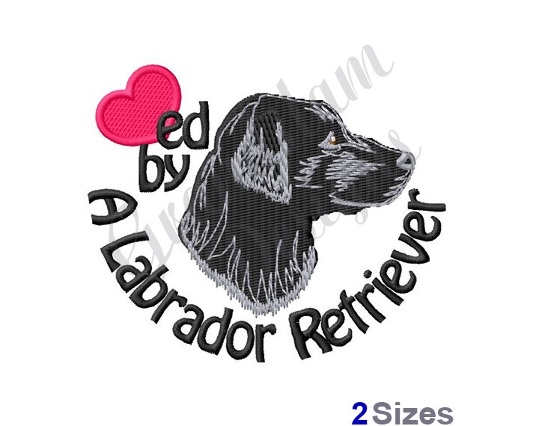 Labrador Retriever - Machine Embroidery Design - Etsy