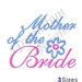 Mother of the Bride - Machine Embroidery Design - Etsy