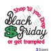 Black Friday Shopping Machine Embroidery Design - Etsy