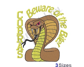 Cobra Outline Machine Embroidery Design Snake Outline - Etsy