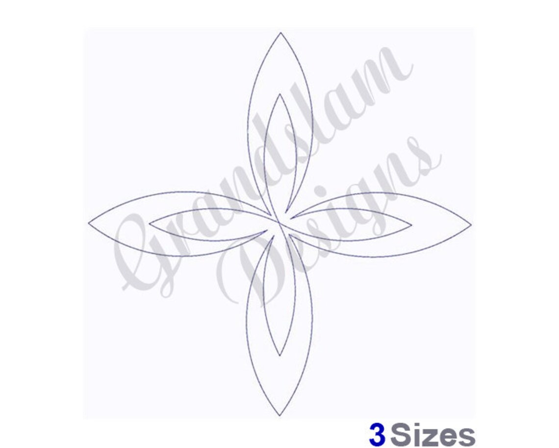 Point Swirl Quilt Block machine Embroidery Design Embroidery | Etsy