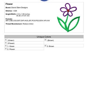Flower Outline - Machine Embroidery Design, Embroidery Designs, Machine ...