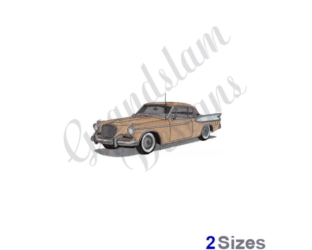 Studebaker Golden Hawk Car - Machine Embroidery Design - Etsy