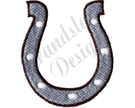 Horseshoe Machine Embroidery Design Embroidery Designs - Etsy