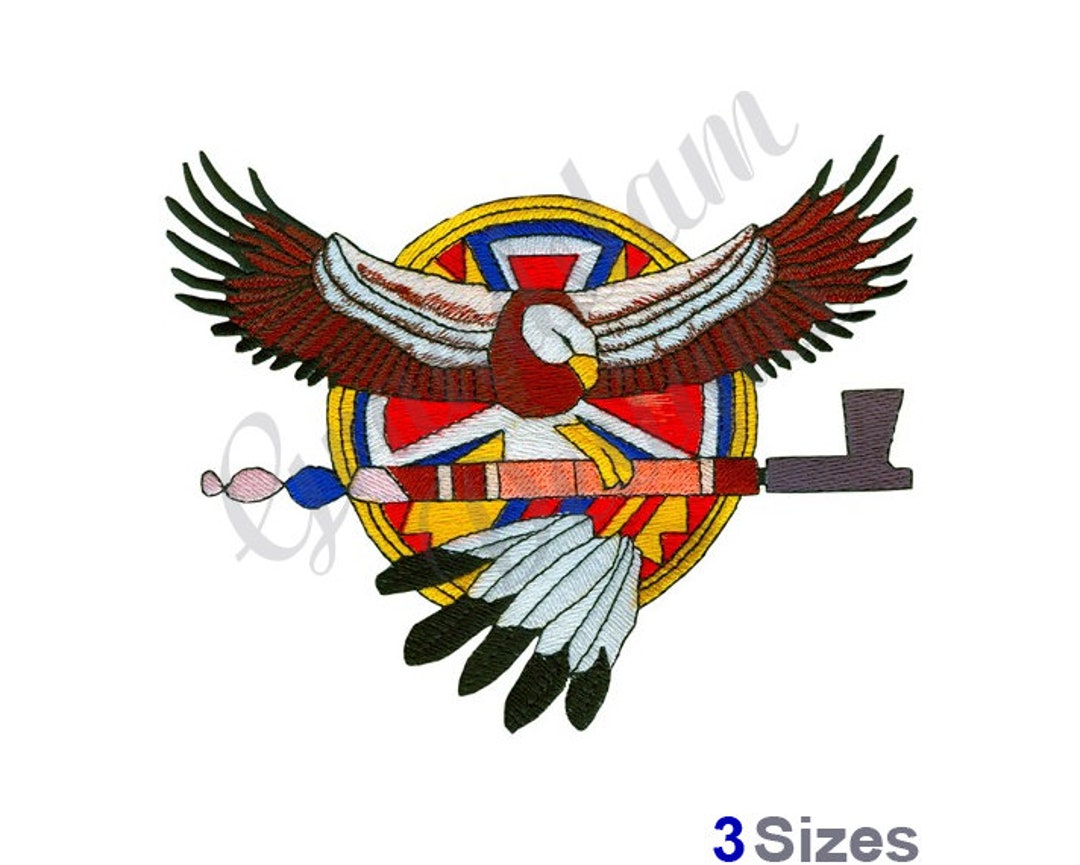 Native American Eagle - Machine Embroidery Design, Embroidery Designs ...
