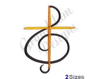 Treble Clef Cross - Etsy