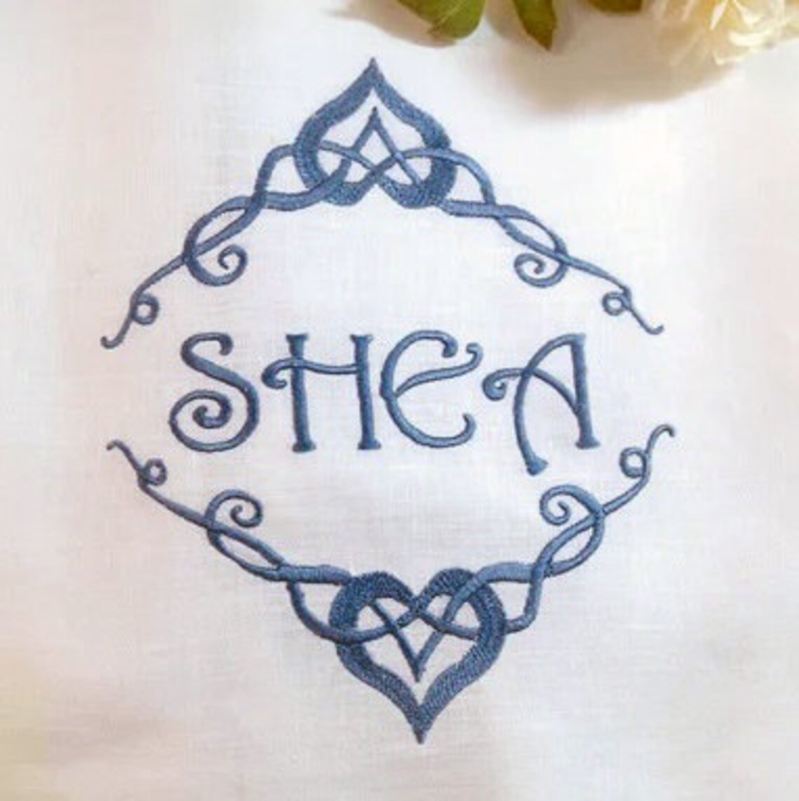 Celtic Heart Square Machine Embroidery Design - Etsy