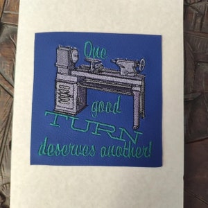 Lathe Woodworking Machine Machine Embroidery Design, Embroidery Designs ...