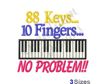 Grand Piano Embroidery Design. Machine Embroidery Design. Musical ...