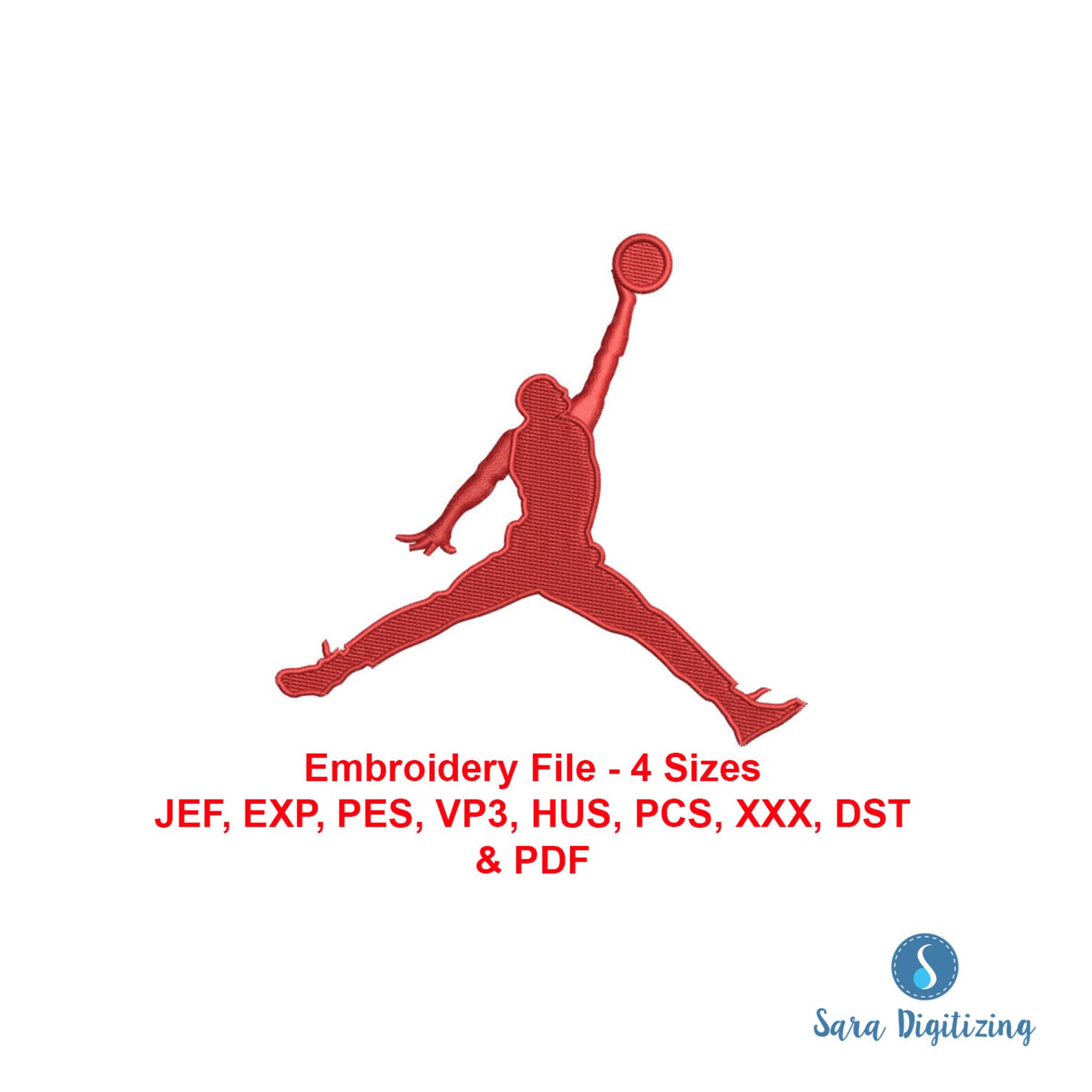 Jumpman Machine Embroidery Design Jump Man Air Jordan | Etsy