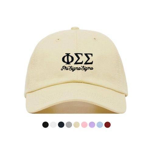 Phi Sigma Sigma Handwriting Script Sorority Baseball Cap - Etsy