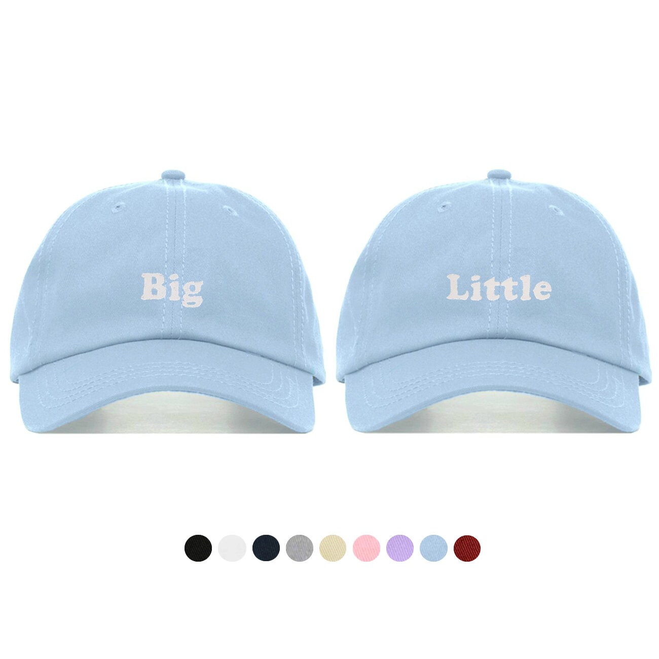 Big Little Bold Baseball Hat - Embroidered Baseball Cap // Sorority ...