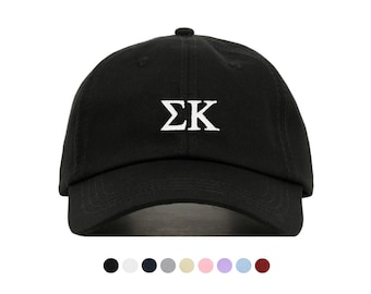 Sigma Alpha Sorority Baseball Cap Custom Color Hat and Embroidery. - Etsy