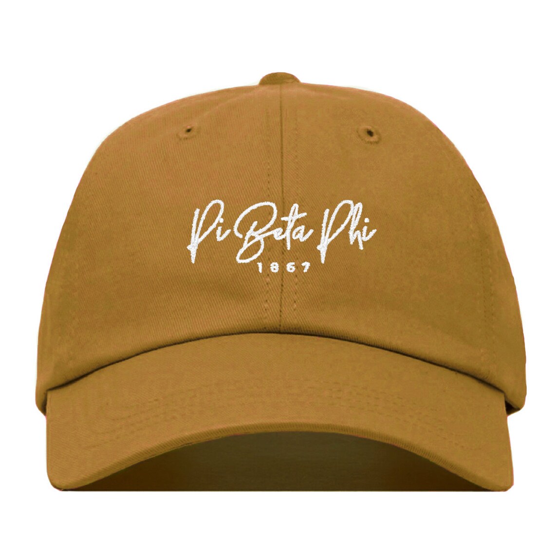 Pi Beta Phi Signature Baseball Hat Embroidered Baseball Cap - Etsy