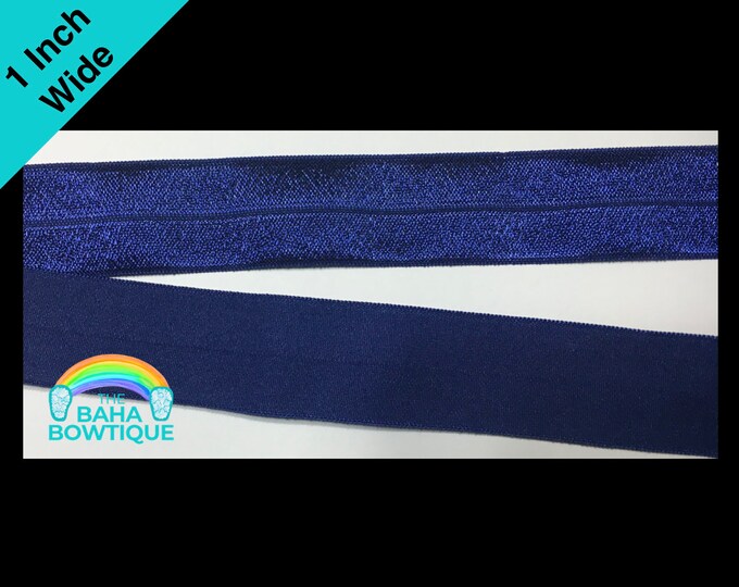 1 Inch Wide - Navy Blue - Solid Color Softband for Baha Ponto Adhear ...
