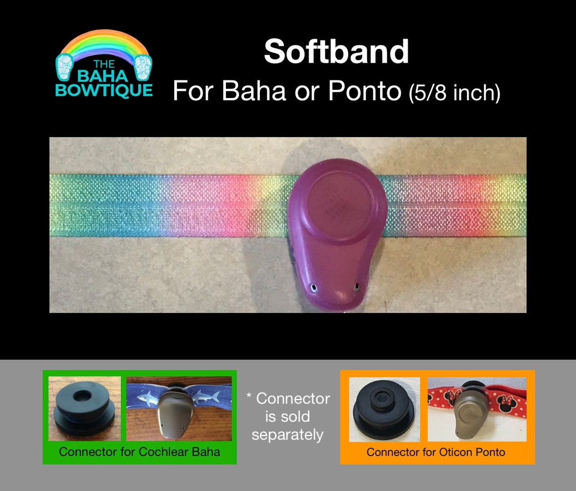 Pastel Rainbow DIY or Softband for Baha Ponto Adhear - Etsy