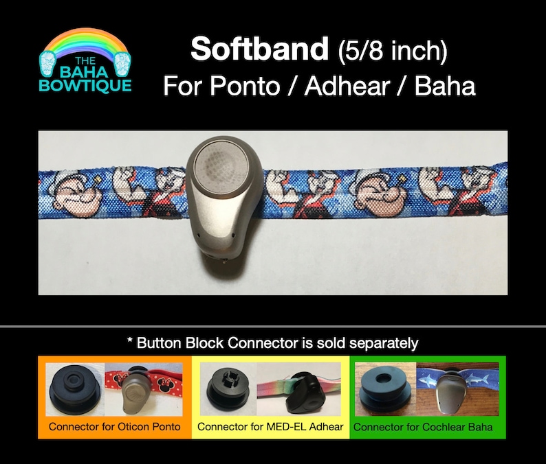 Cartoon Softband for Baha/ponto/adhear (DIY or Assembled) Hearing ...